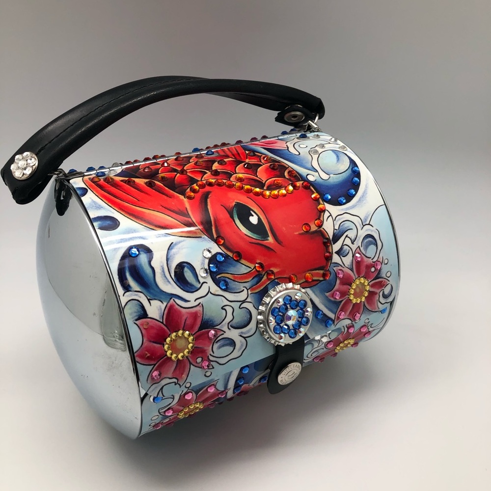 Rare Authentic Little Earth Metal Koi Fish Crystal - Gem